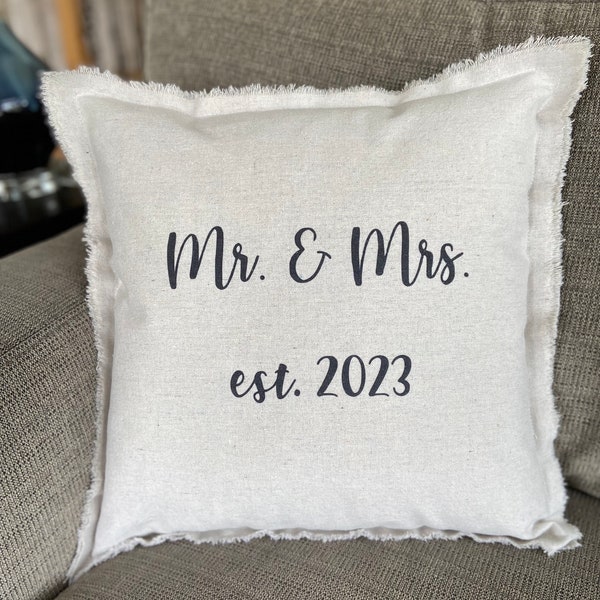Est 2023 Pillow - Etsy