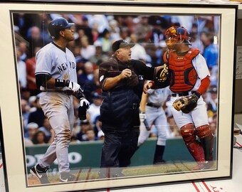 Jason Varitek Fight - Etsy