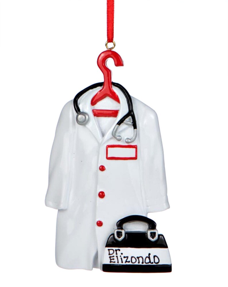 Doctor Personalized Christmas Ornament Occupation Christmas - Etsy