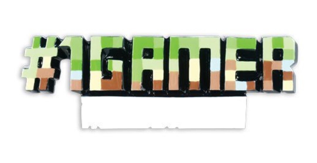 Number One Gamer Personalized Christmas Ornament, Kids Tree Decoration ...