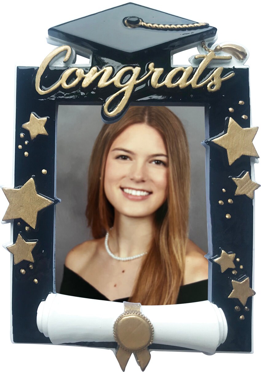Personalized Graduation Picture Frame Ornament - Etsy