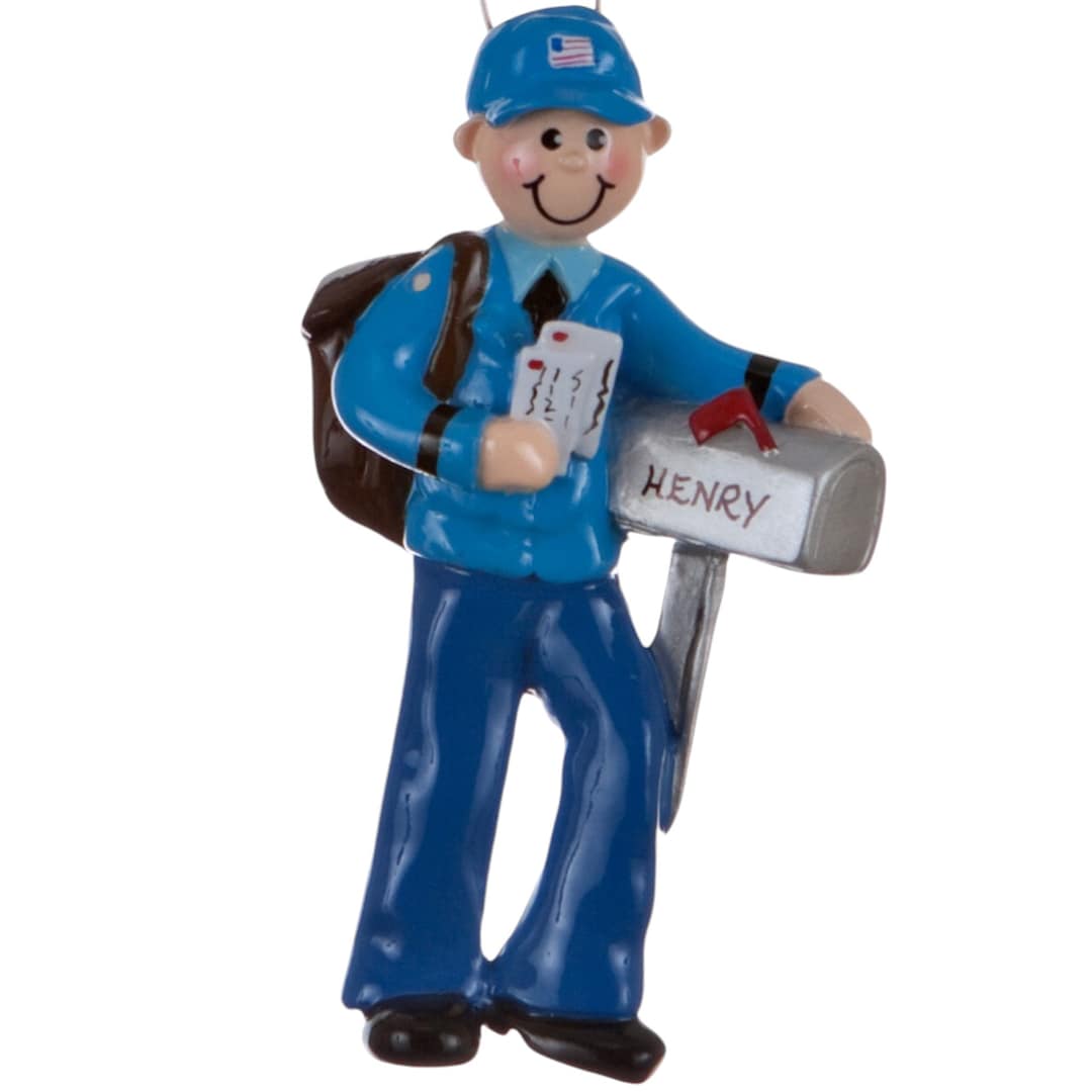Mailman Personalized Christmas Ornament , Occupation Christmas Ornament ...