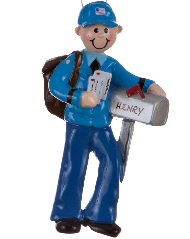 Mailman Personalized Christmas Ornament Occupation Christmas | Etsy