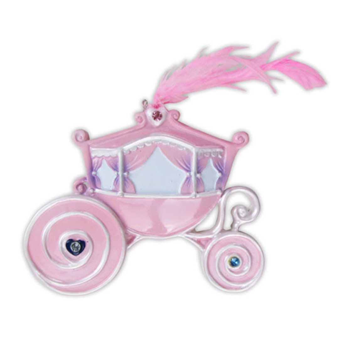 Personalized Princess Carriage Christmas Ornament, Kids Keepsake - Etsy