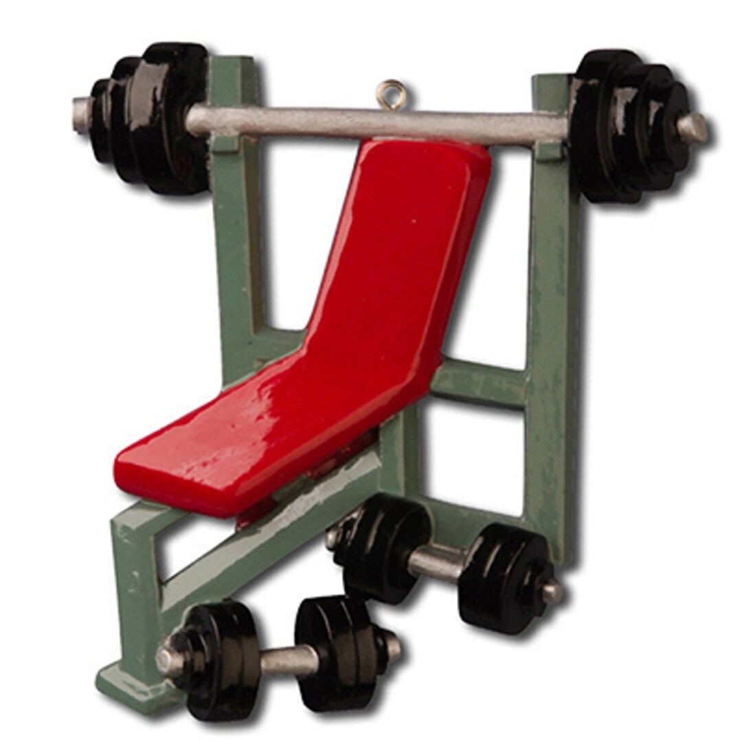 Weight Lifter Fitness Personalized Christmas Ornament, Sport Christmas ...