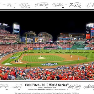 The Washington Nationals 2019 World Series Game Three First Pitch W ...