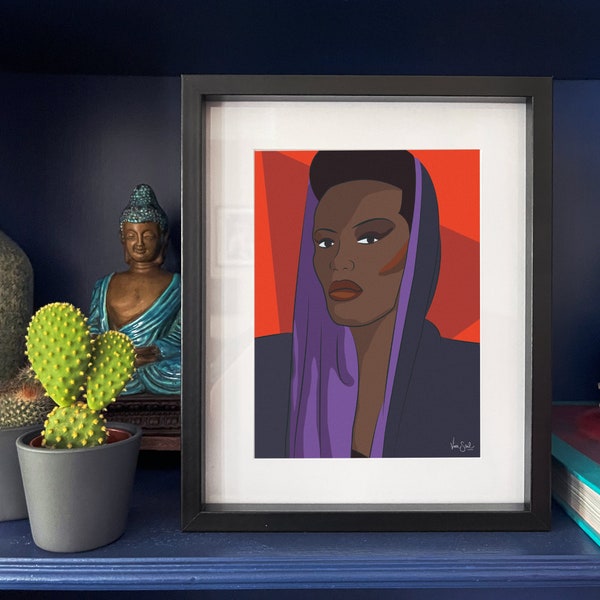 Grace Jones Art - Etsy UK