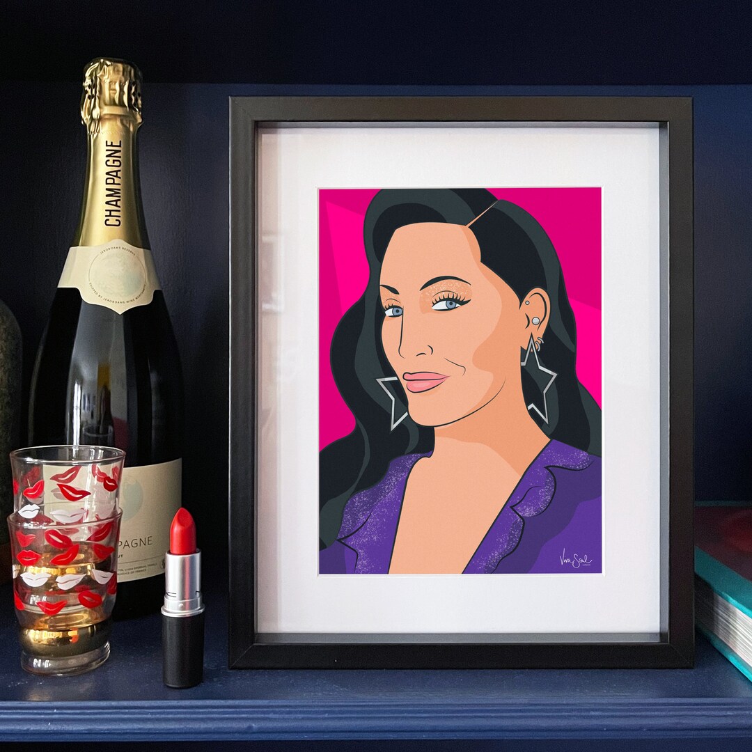 VISAGE, Michelle Visage, Rupaul's Drag Race A5 Print - Etsy