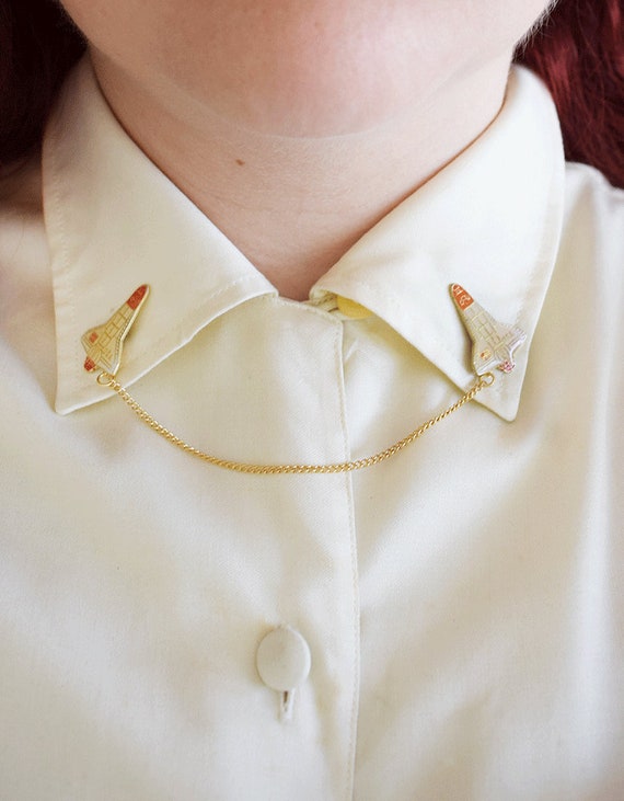 LIFT OFF Handmade Collar Clips | Etsy