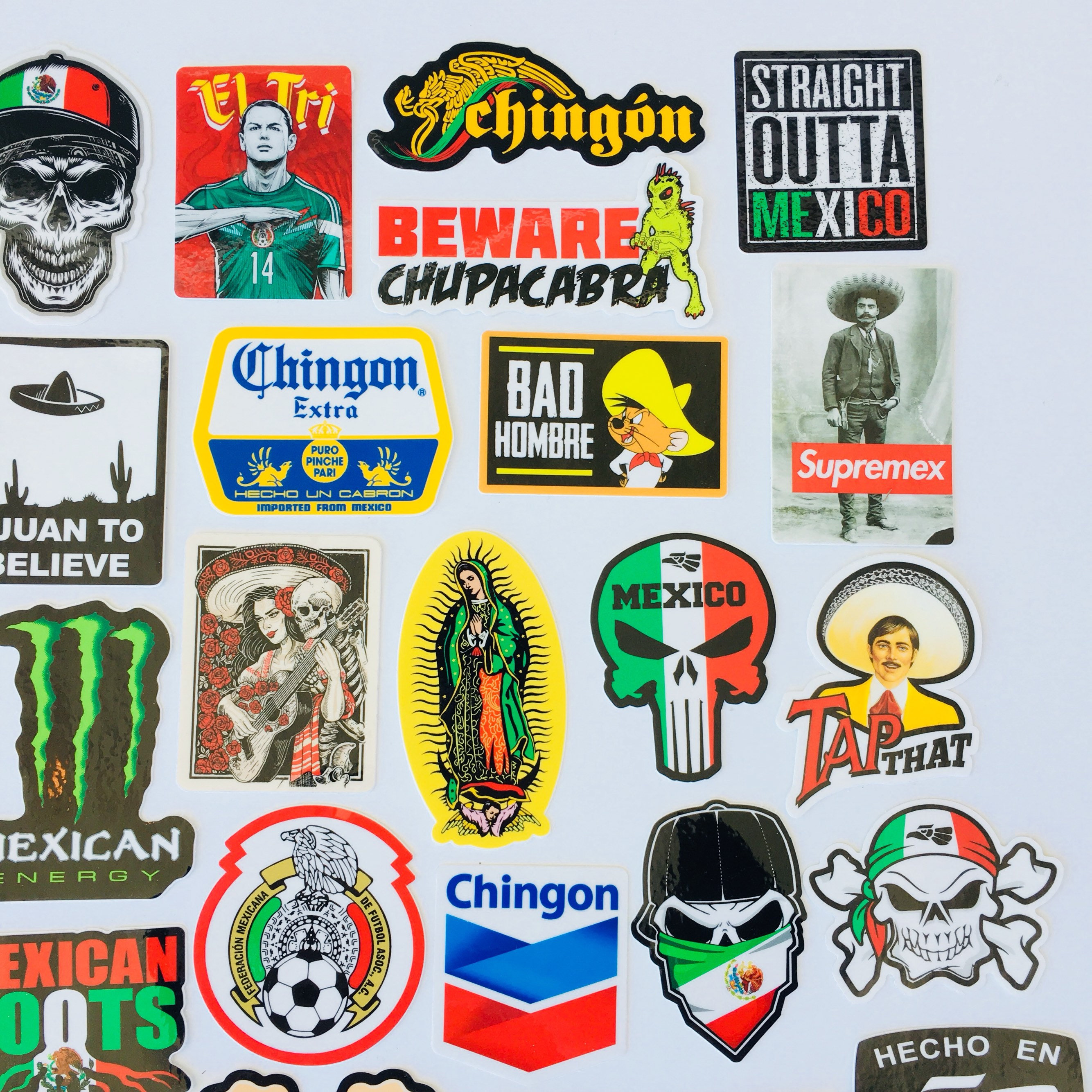 MEXICAN CHINGON Hard Hat Stickers 40 MEXICO HardHat Sticker - Etsy España