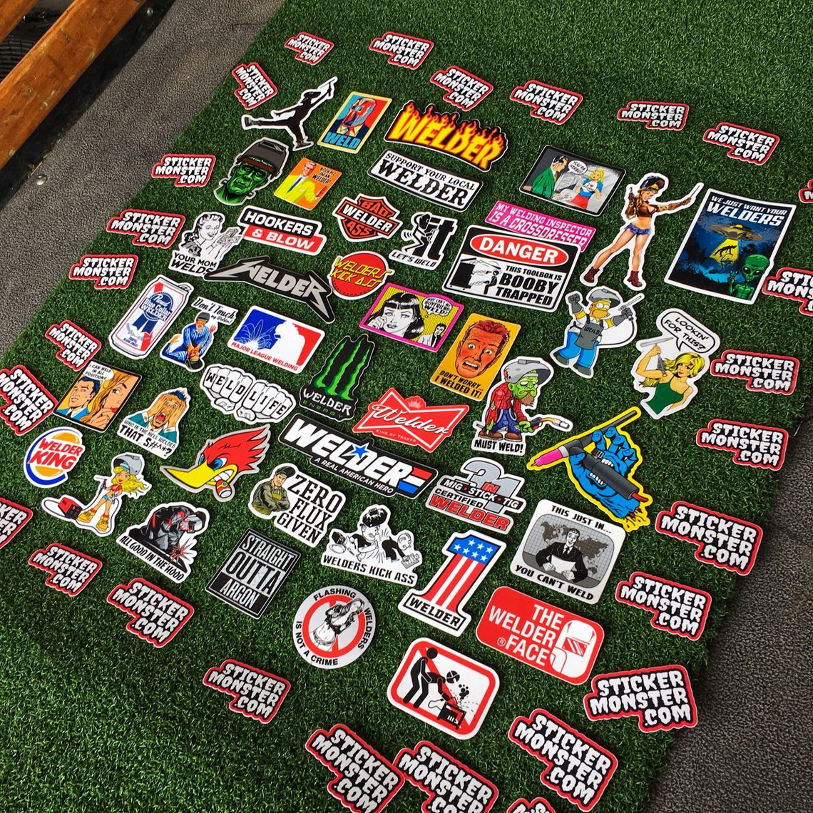 SUPER WELDER 40 Hard Hat Stickers Toolbox Decals Welding - Etsy