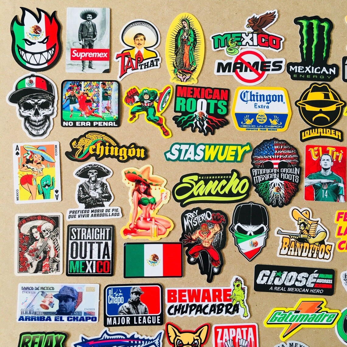 SUPER MEXICAN Hard Hat Stickers 82 MEXICO HardHat Sticker & | Etsy