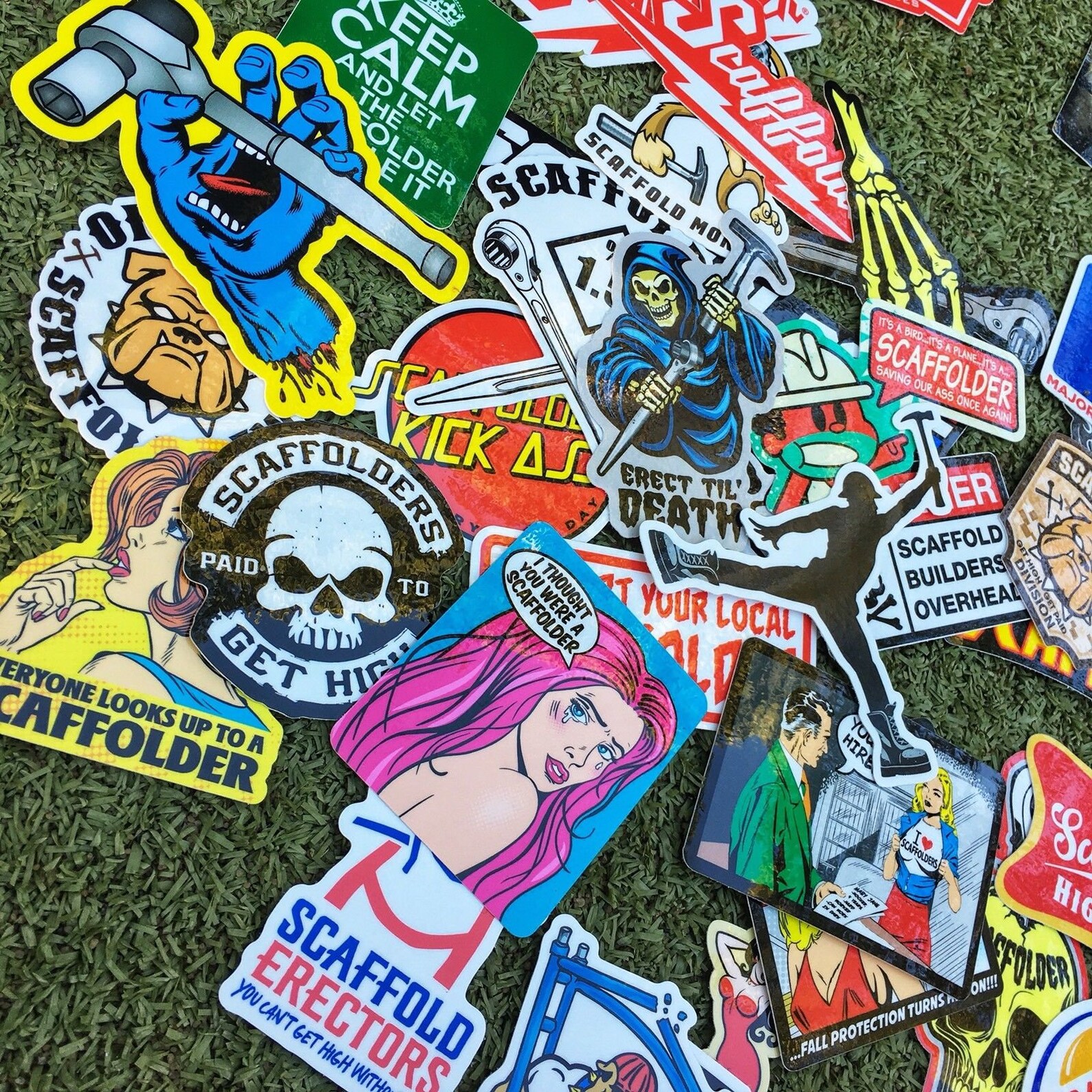 SCAFFOLDER Hard Hat Stickers 40 Hardhat Sticker and Decals - Etsy Canada