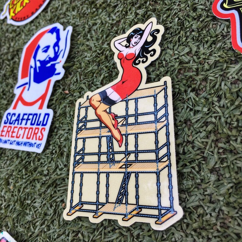 SCAFFOLDER Hard Hat Stickers 40 Hardhat Sticker and Decals - Etsy Canada