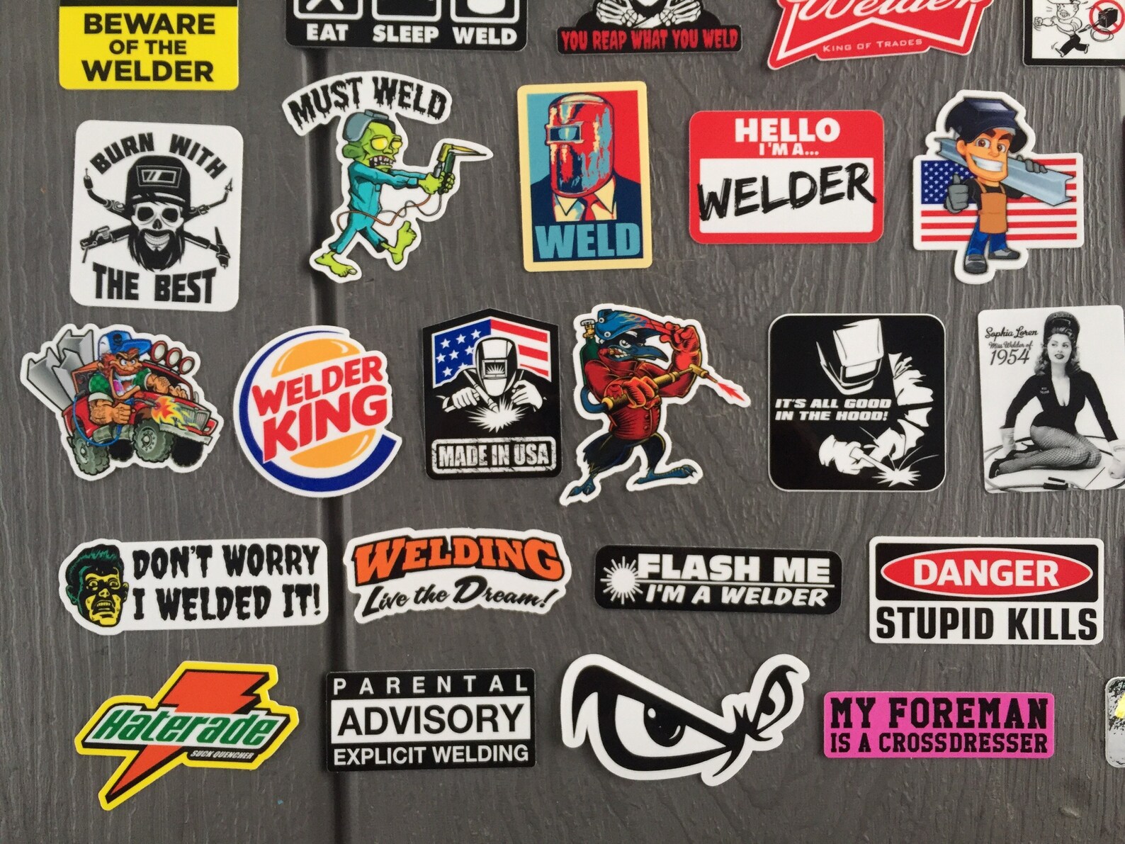 New WELDER Hard Hat Stickers 40 Total Hardhat Sticker and - Etsy Canada