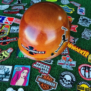 IRONWORKER Hard Hat Stickers, Iron Worker 52 Hardhat Sticker & Decals ...