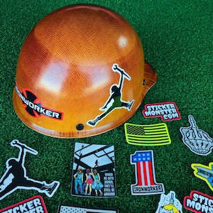 IRONWORKER Hard Hat Stickers, Iron Worker 52 Hardhat Sticker & Decals ...