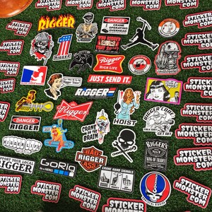 RIGGER SIGNALPERSON CRANE 32 Hard Hat Stickers, Hardhat Sticker ...