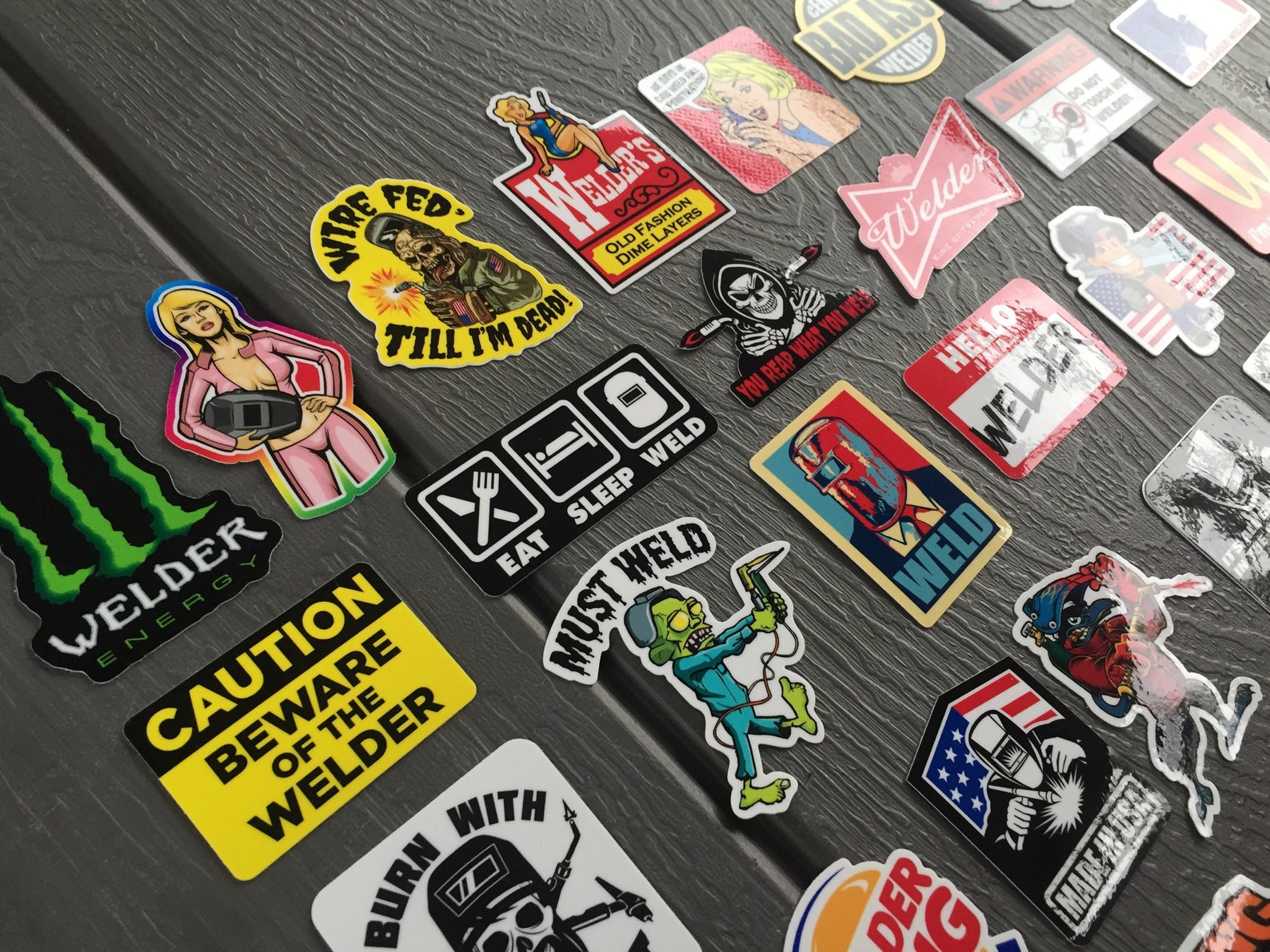 New WELDER Hard Hat Stickers 40 Total Hardhat Sticker and | Etsy