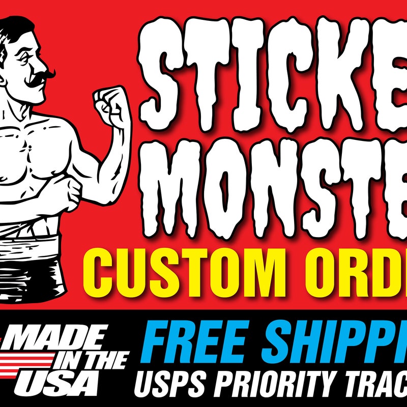 THESTICKERMONSTER - Etsy