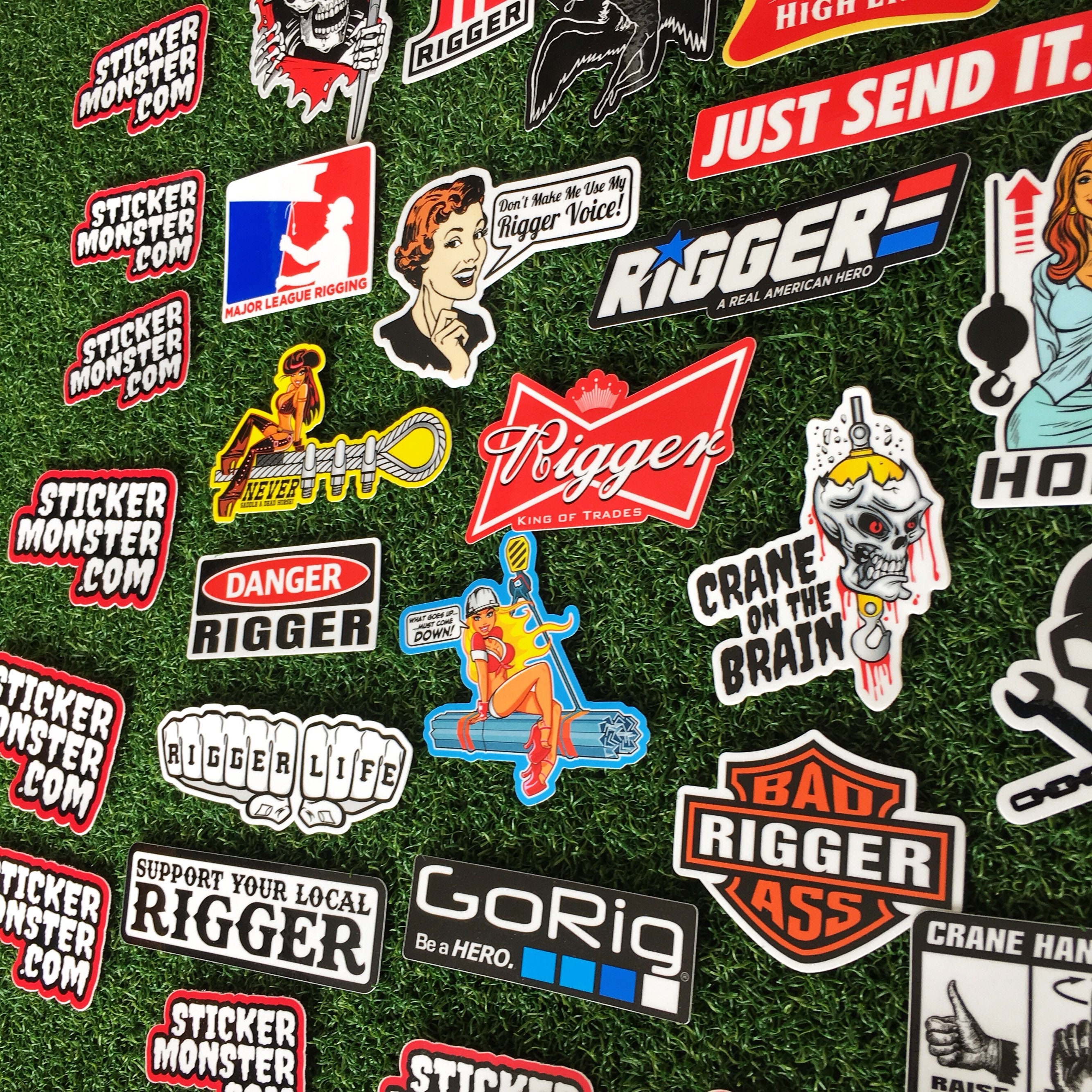 RIGGER SIGNALPERSON CRANE 32 Hard Hat Stickers, Hardhat Sticker ...