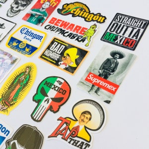 MEXICAN CHINGON Hard Hat Stickers 40 MEXICO Hardhat Sticker Pegatinas ...