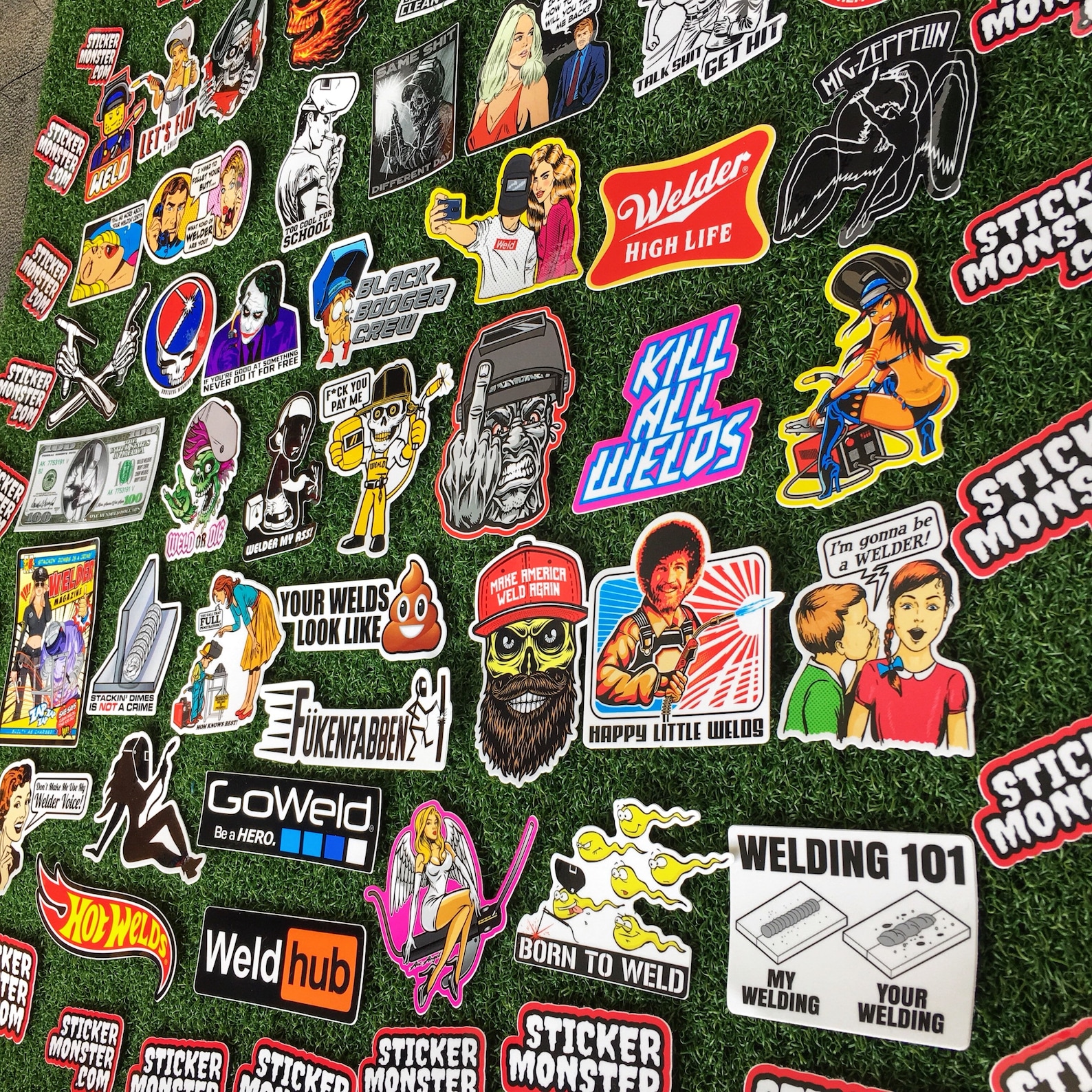 WELDER SKELTER 40 Hard Hat Stickers Toolbox Decals Welding - Etsy