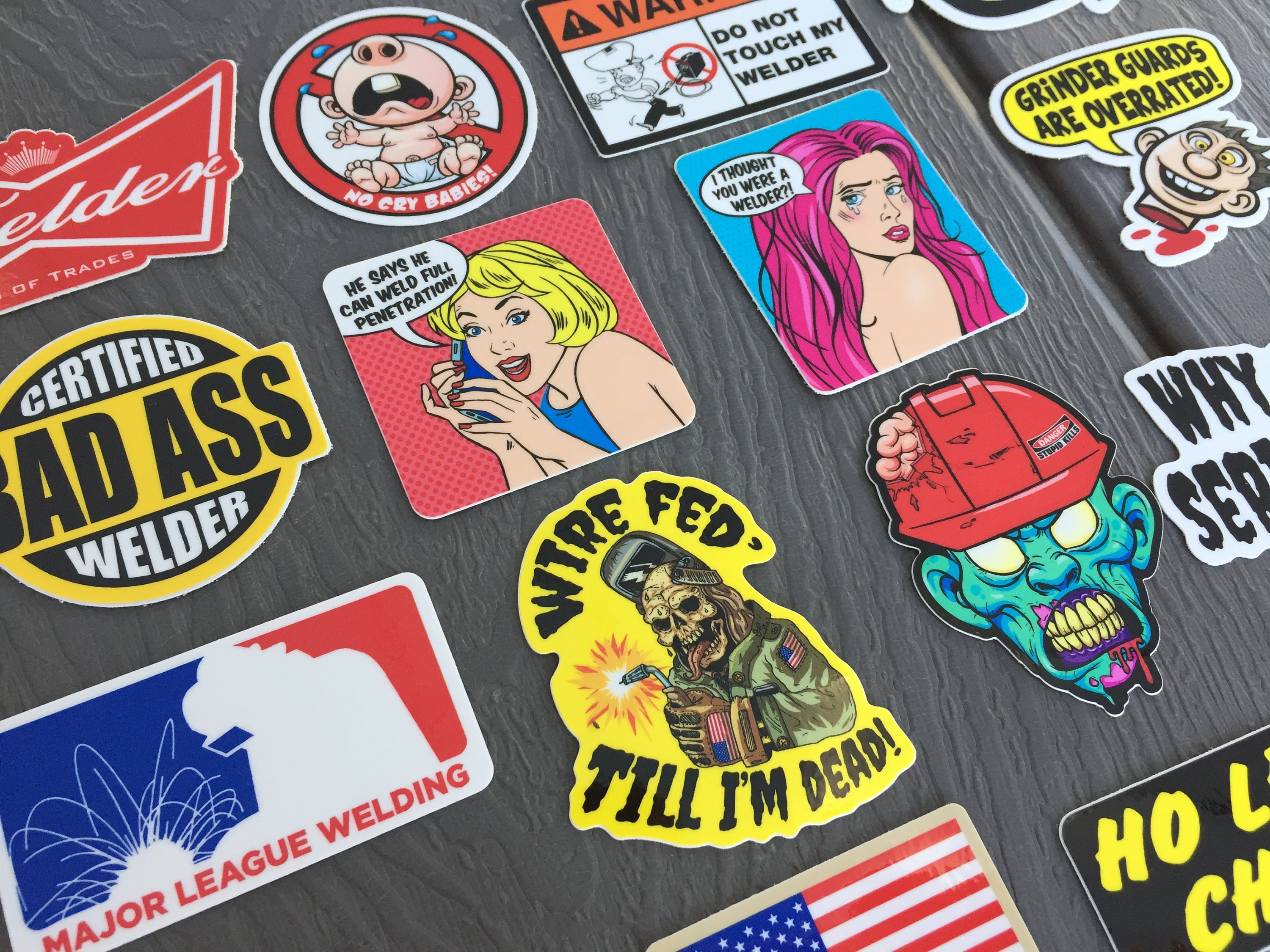 WELDER Hard Hat Stickers 30 Total Hardhat Sticker and - Etsy