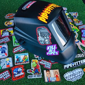 PIPEFITTER Welder, Hard Hat Stickers, 40+ Total Hardhat Sticker and ...