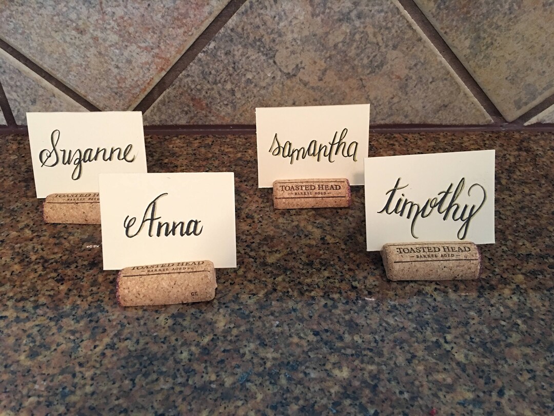 Cork Place Cards - Etsy