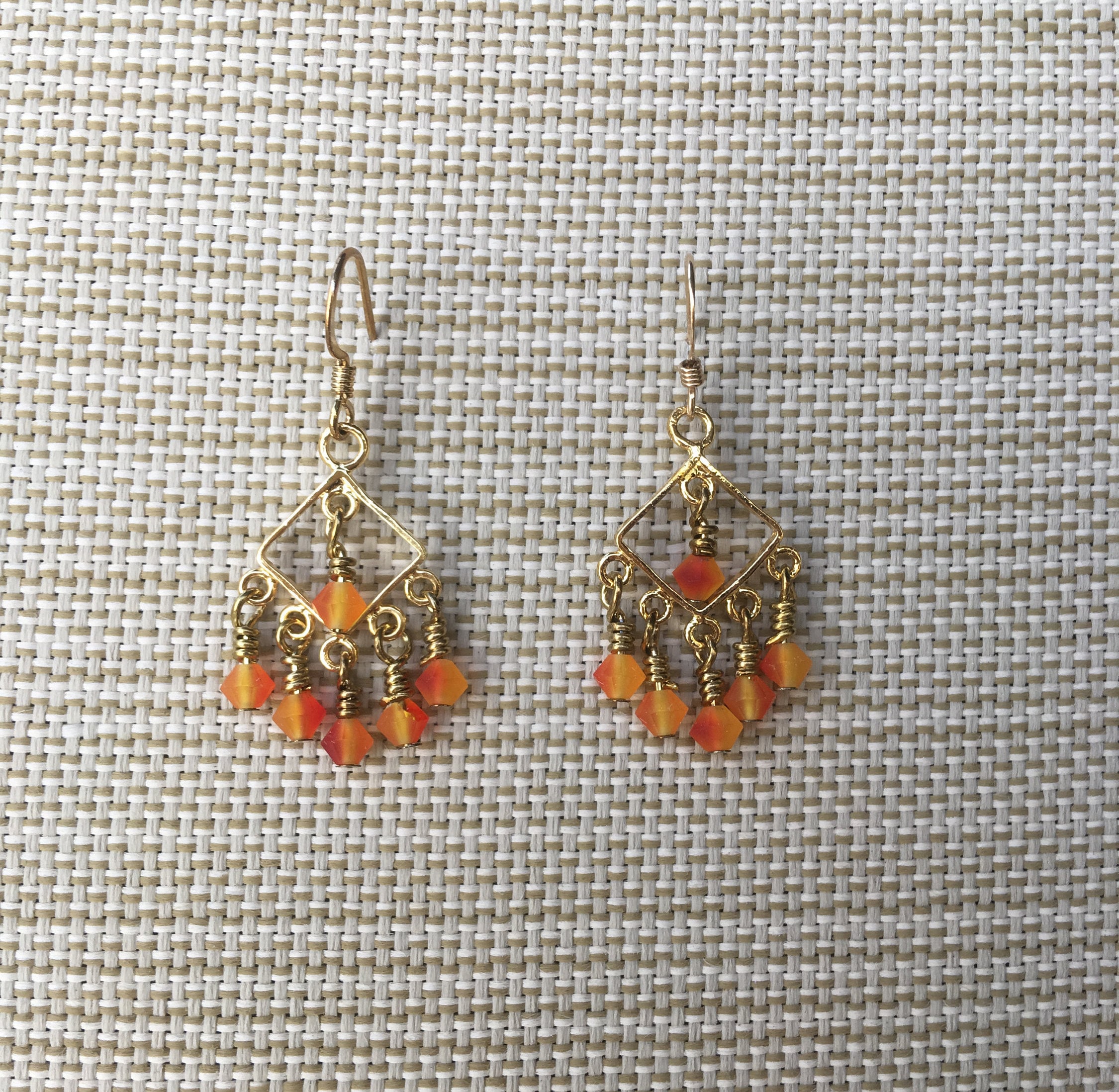 Fire Earrings - Etsy