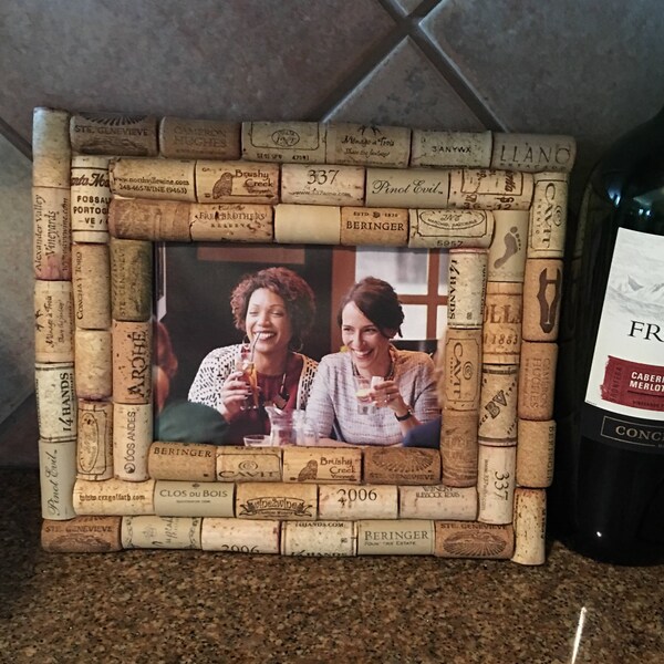 Wine Cork Frames - Etsy