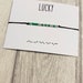 Lucky morse code braceletmorse code braceletgood luck | Etsy