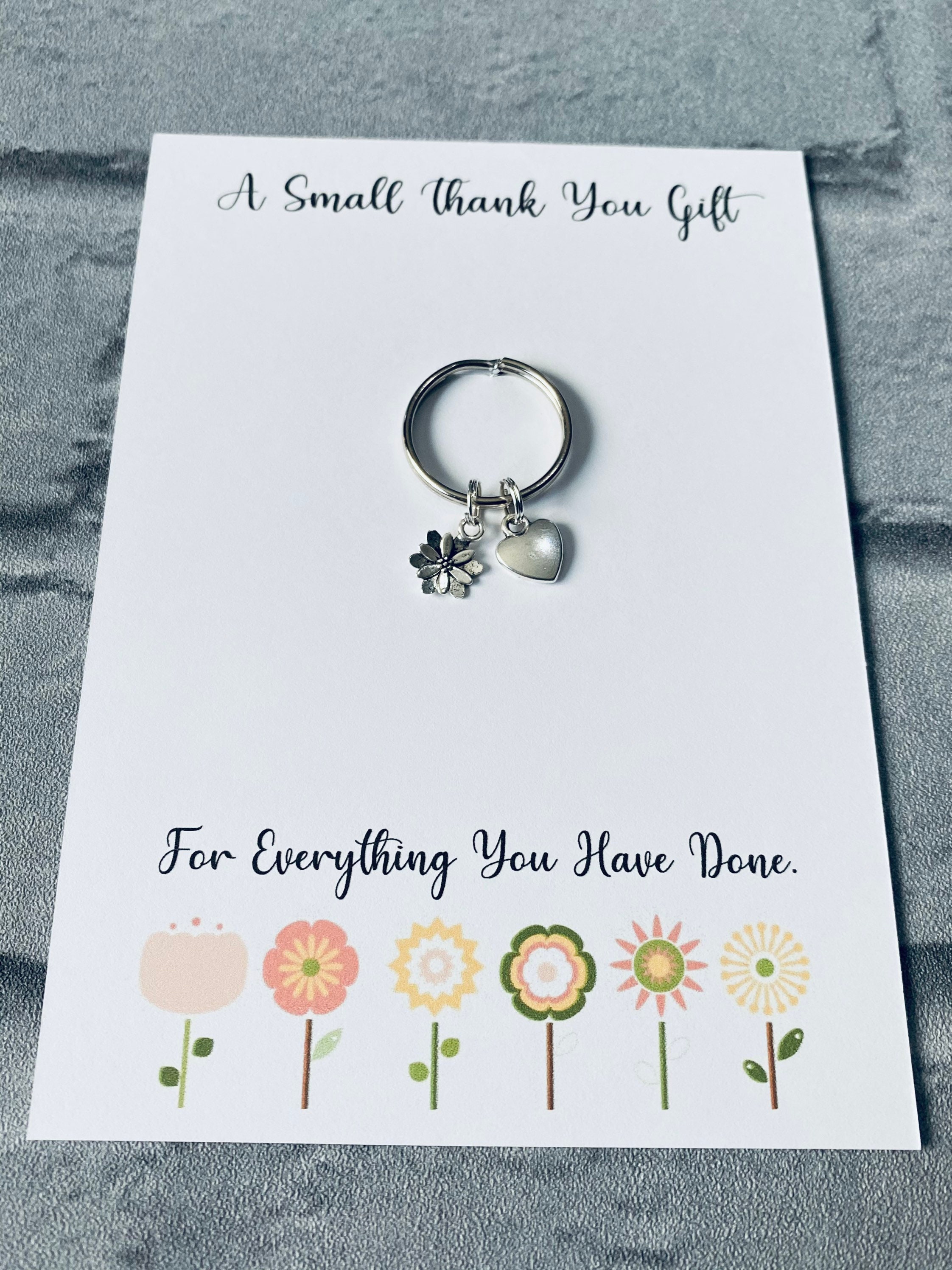 Thank You Giftthank You Keyringthank You Keepsakethank You | Etsy