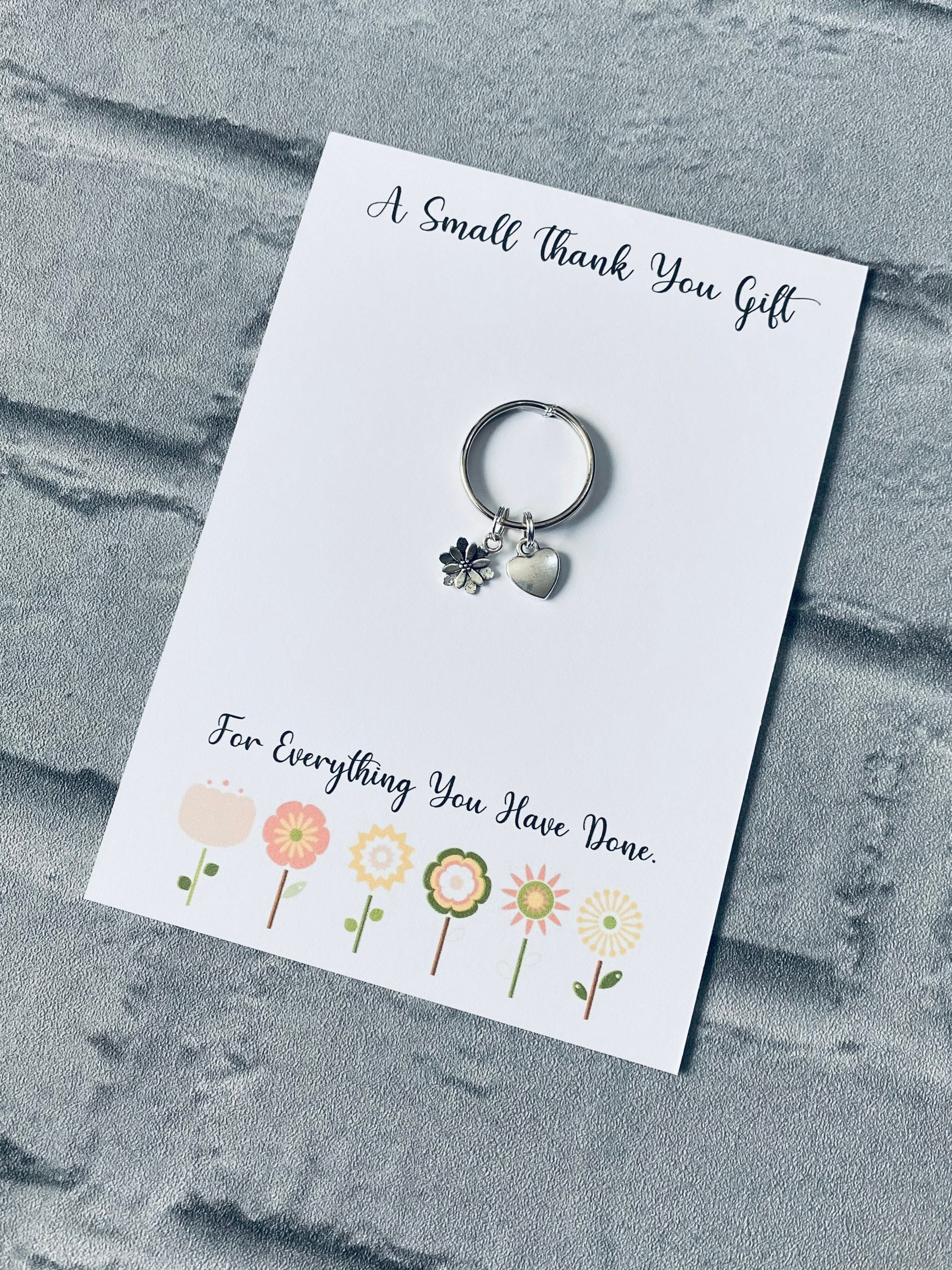Thank You Giftthank You Keyringthank You Keepsakethank You | Etsy