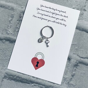 Lock and Key Keyring,lock and Key Jewellery, Key to My Heart,key to My ...