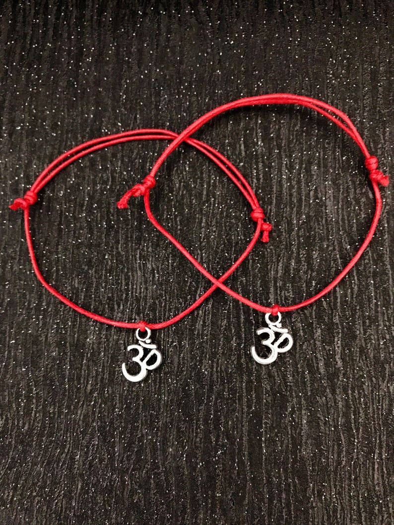 Kabbalah Bracelet Red String Bracelet Lotus Bracelet Buddha - Etsy