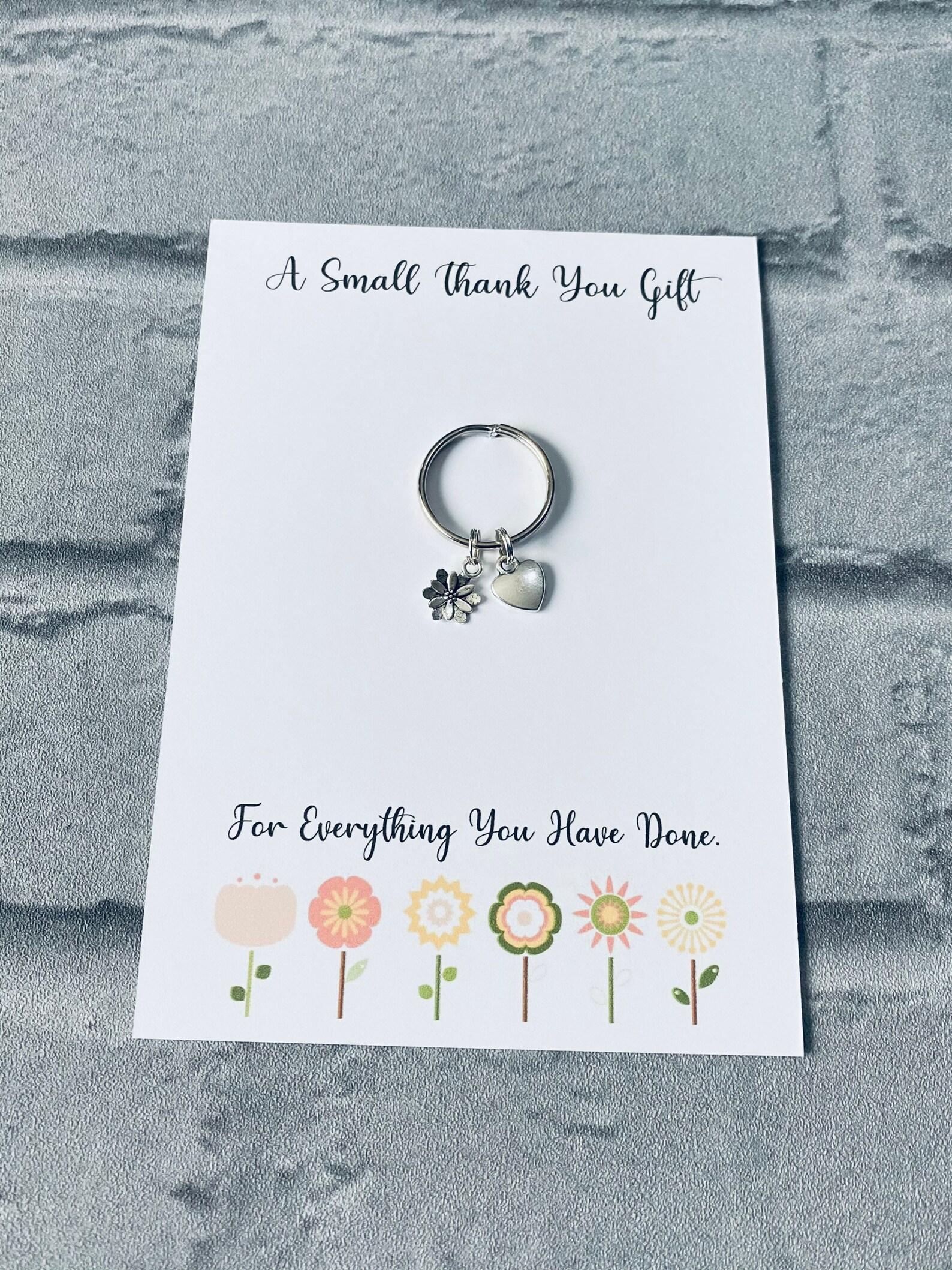 Thank You Giftthank You Keyringthank You Keepsakethank You | Etsy