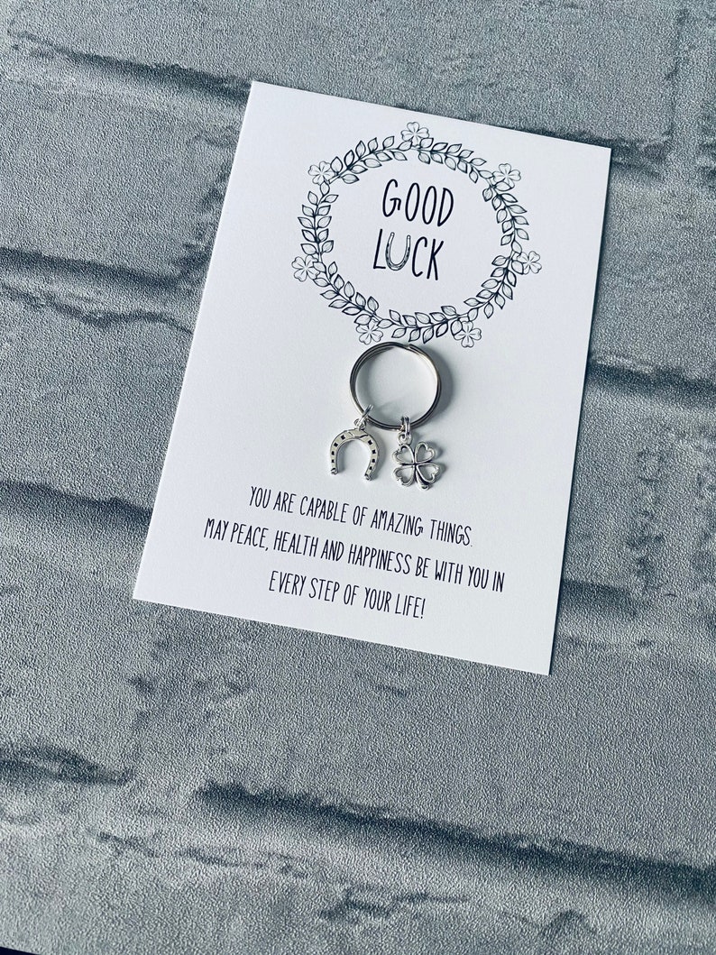 Good Luck Keyringgood Luck Charmgood Luck Giftgood Luck - Etsy UK