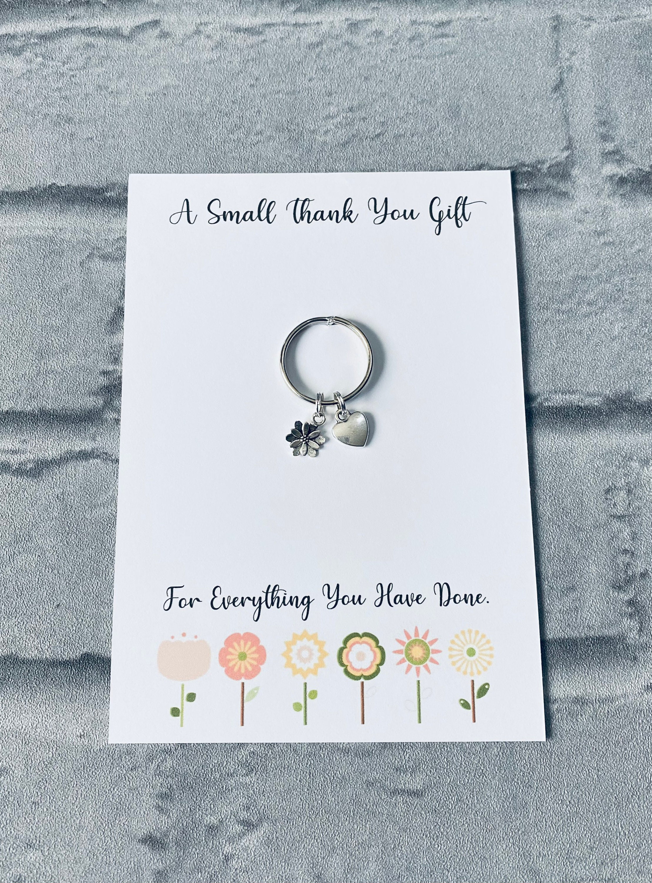 Thank You Giftthank You Keyringthank You Keepsakethank You | Etsy