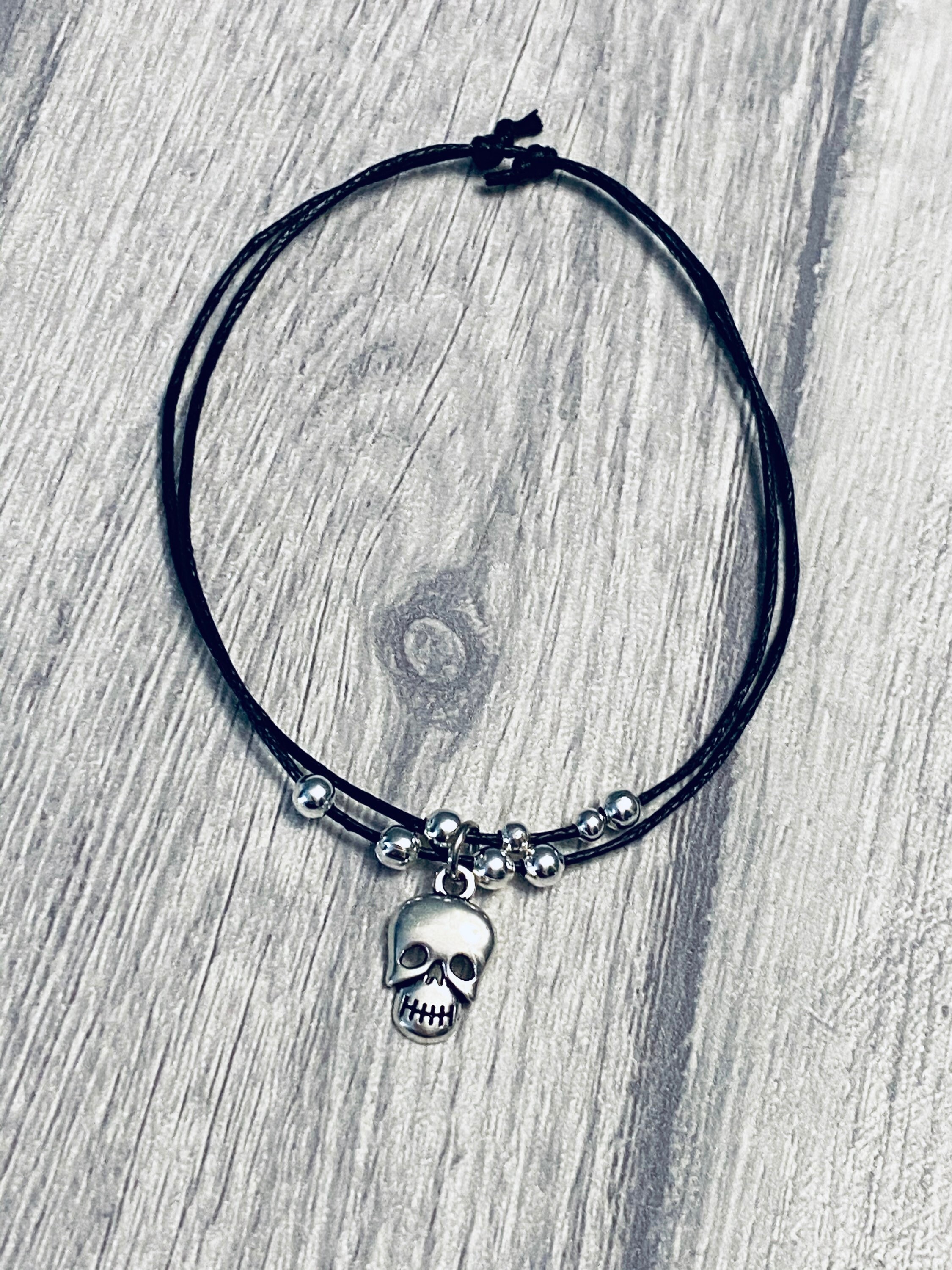 Skull Ankletgothic Ankletbeach Ankletanklet for Menanklet - Etsy