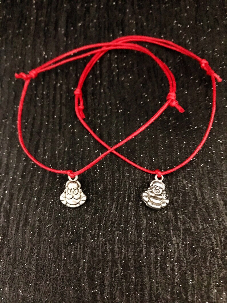 Kabbalah Bracelet Red String Bracelet Lotus Bracelet Buddha - Etsy