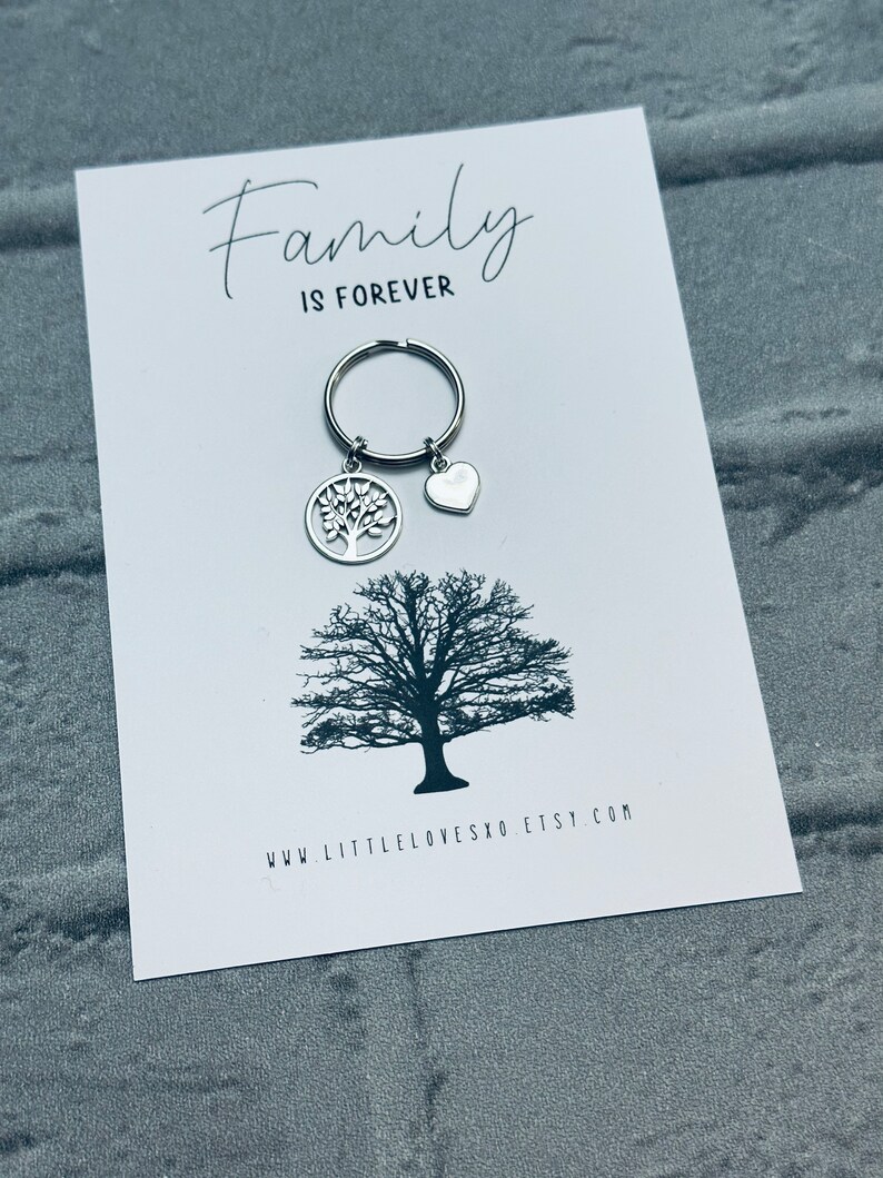 Family Tree Gifttree of Life Keyringmothers Day Cardfathers - Etsy