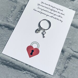Lock and Key Keyring,lock and Key Jewellery, Key to My Heart,key to My ...