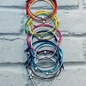 Adjustable String Wish Braceletstring Ankletfriendship - Etsy UK