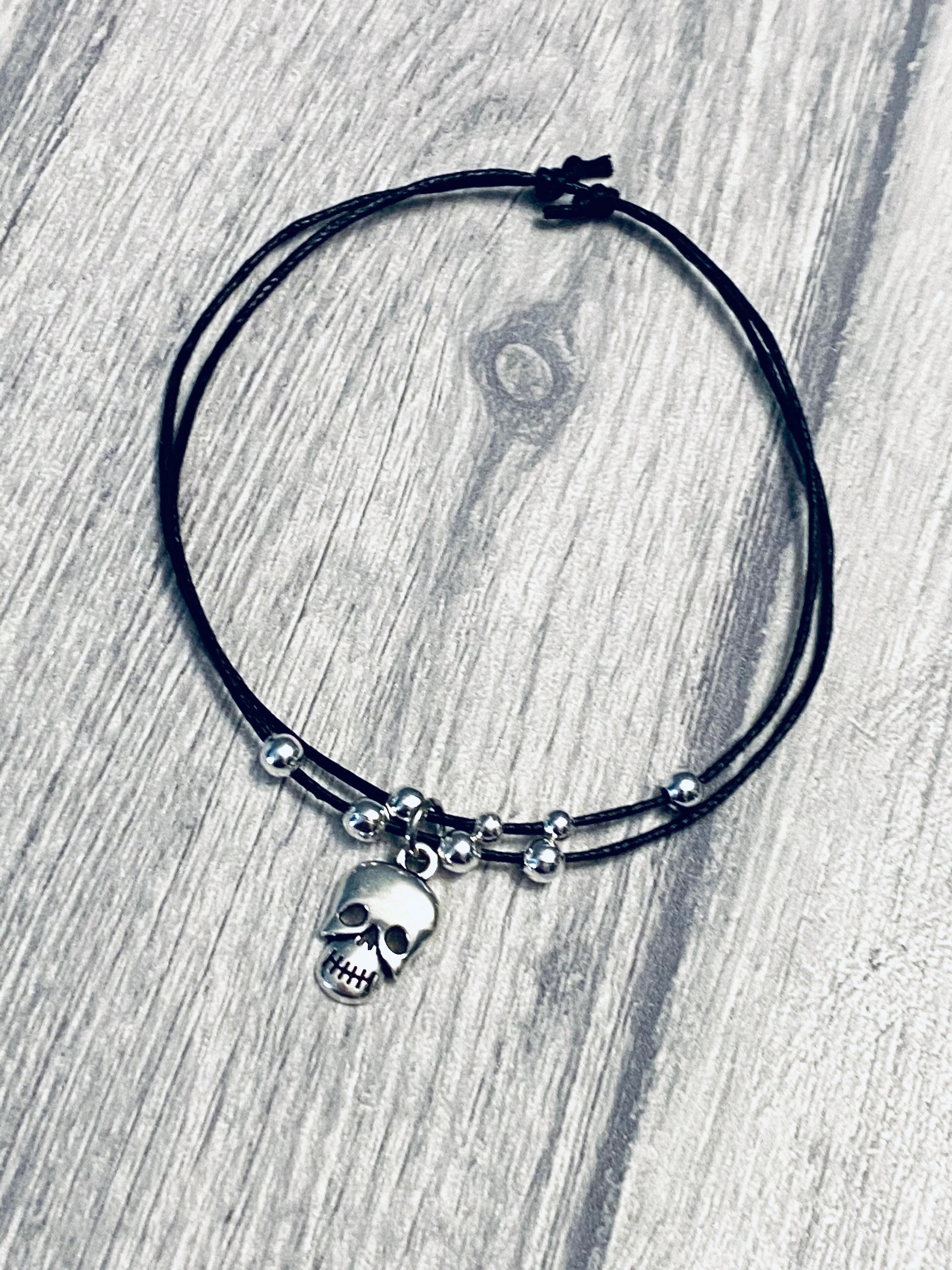 Skull Ankletgothic Ankletbeach Ankletanklet for Menanklet - Etsy