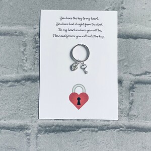 Lock and Key Keyring,lock and Key Jewellery, Key to My Heart,key to My ...