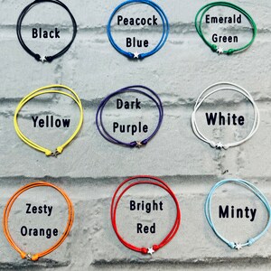 Adjustable String Wish Bracelet,string Anklet,friendship Bracelet,hen ...