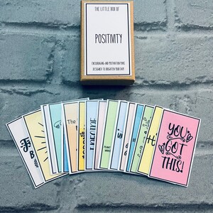 Positivity Cards,message Box,self Care Gift Box,positivity Gift,anxiety ...