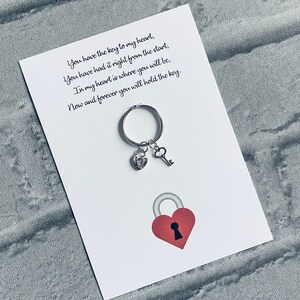 Lock and Key Keyring,lock and Key Jewellery, Key to My Heart,key to My ...